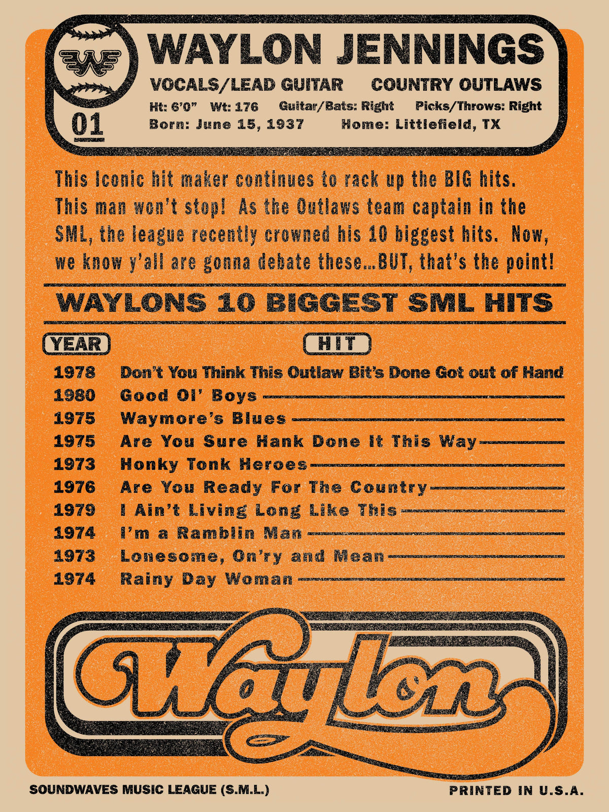 Accessories– Waylon Jennings Merch Co.