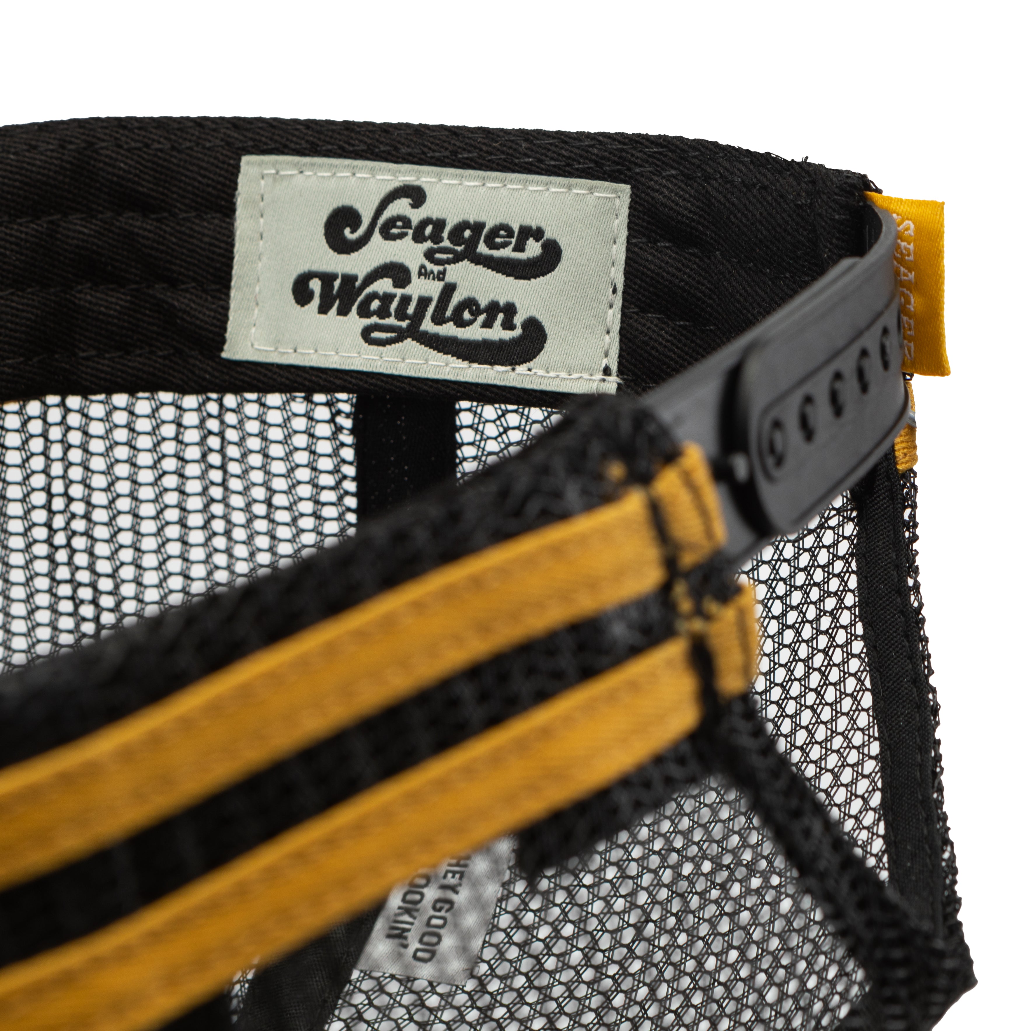 Seager x Waylon Jennings Flying W Snapback Hat - Black– Waylon Jennings ...