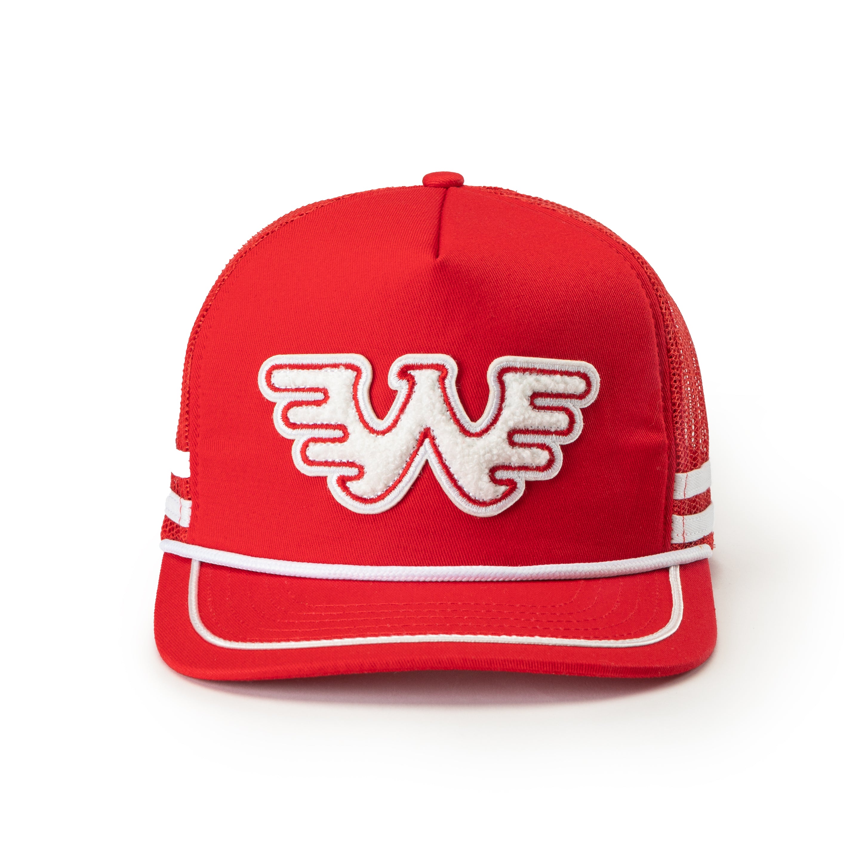 Seager x Waylon Jennings Flying W Snapback Hat - Red– Waylon Jennings ...