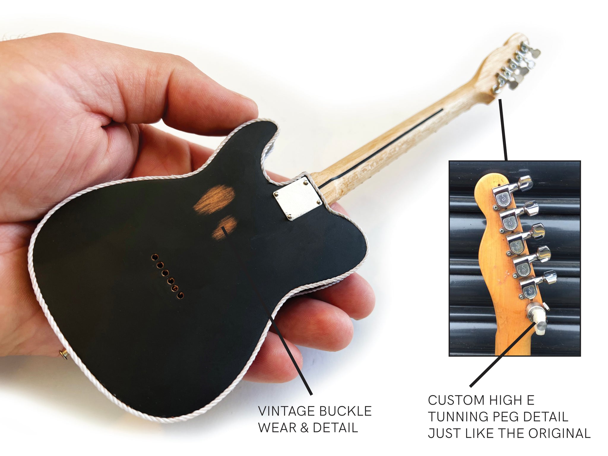 Waylon Jennings Replica Mini Fender™ Telecaster Guitar– Waylon Jennings ...