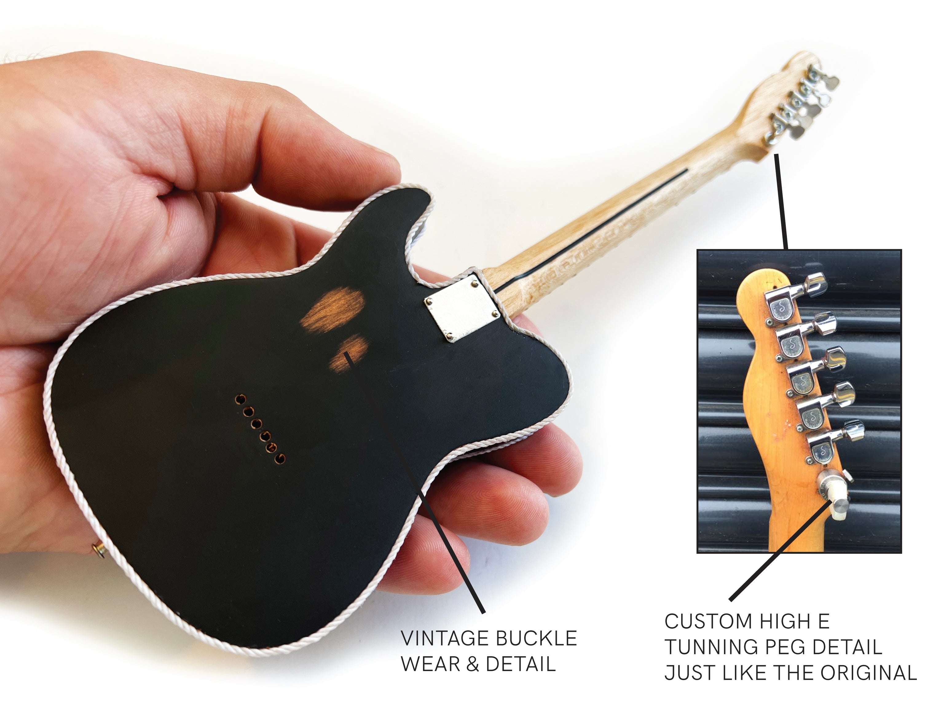 Waylon Jennings Replica Mini Fender™ Telecaster Guitar– Waylon Jennings ...